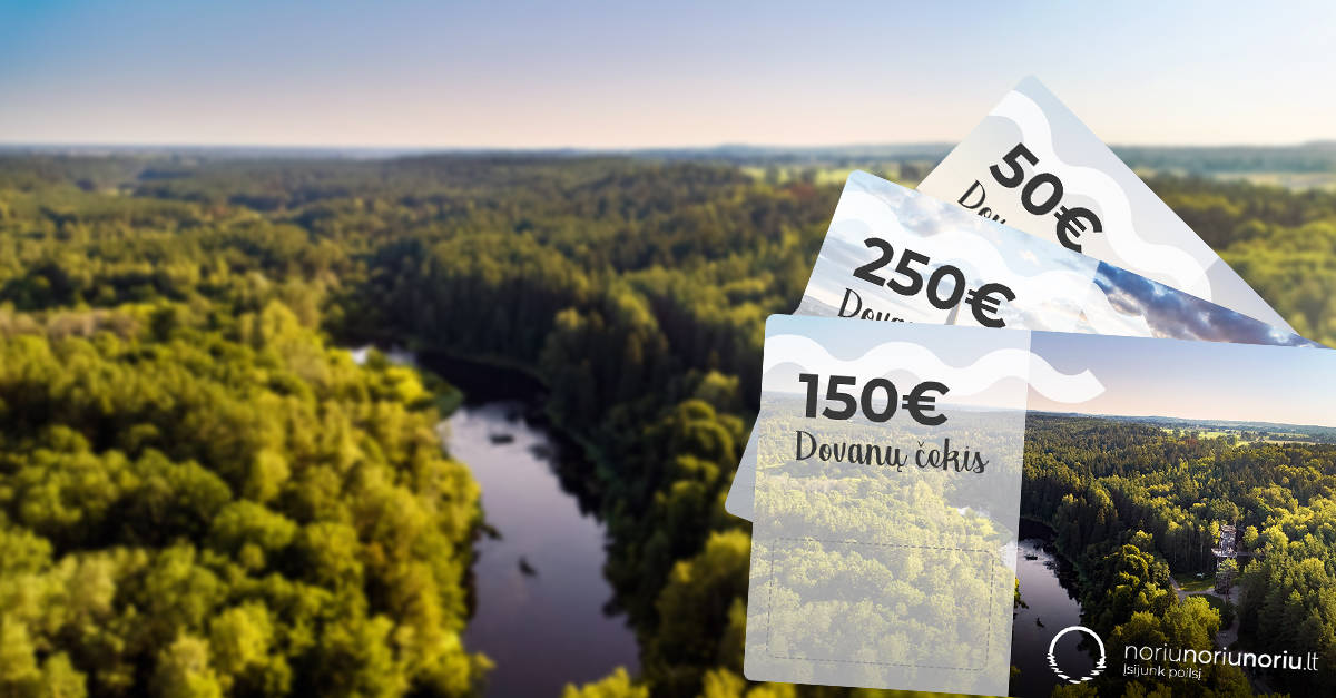 DOVANŲ ČEKIS NoriuNoriuNoriu.lt PUIKIAM poilsiui - Noriu Noriu Noriu