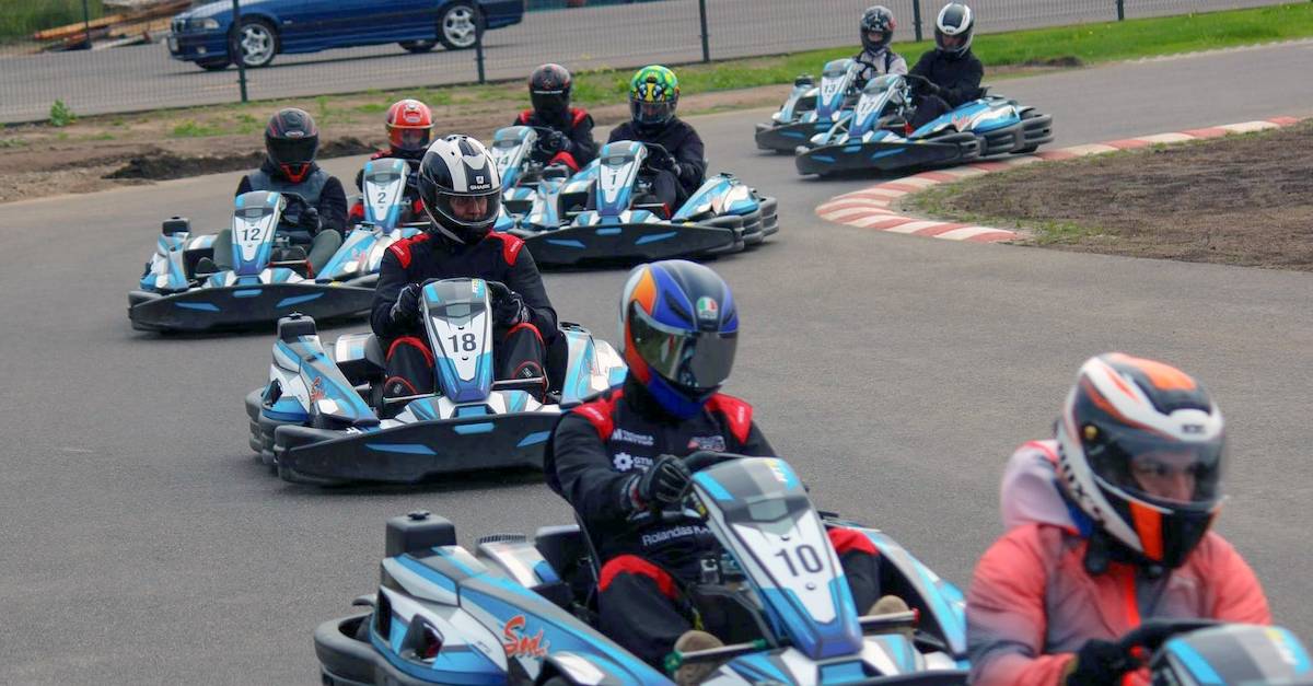 Pasivažinėjimas dviviečiu „13AG“ kartingu DVIEM - Noriu Noriu Noriu